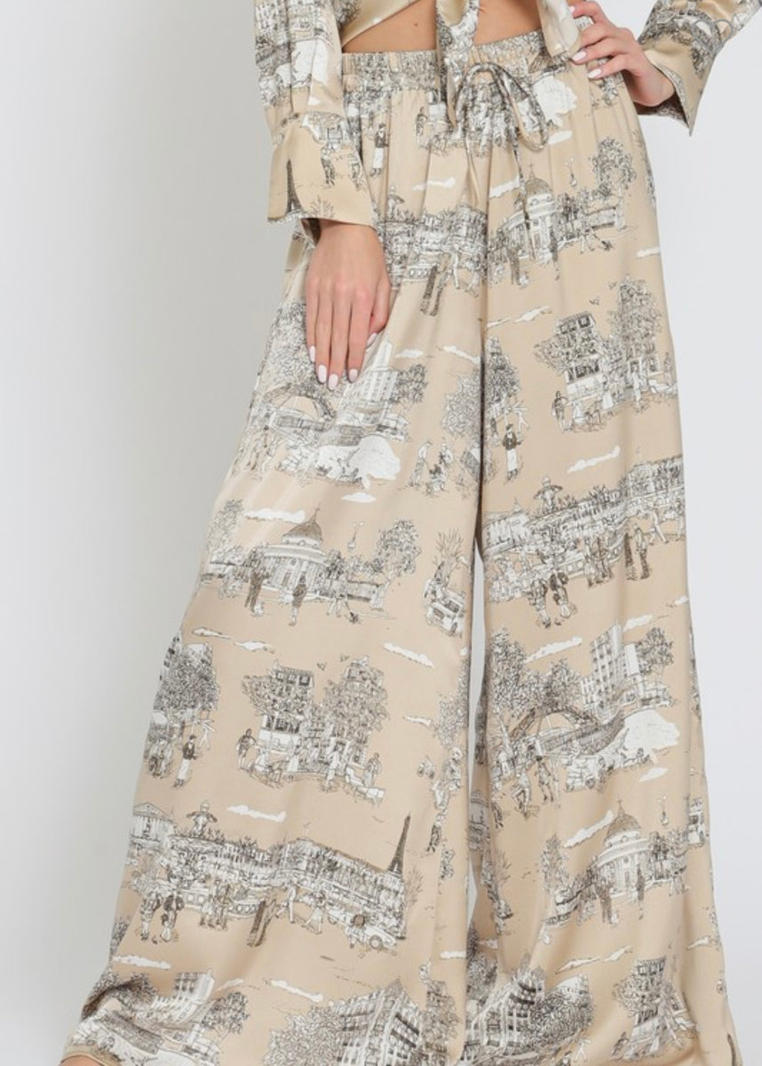 Champagne Toile Pants – Chilton Avenue