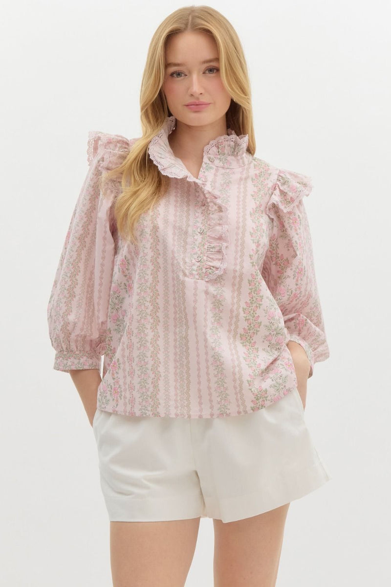 Fancy Shack Floral Blouse – Chilton Avenue
