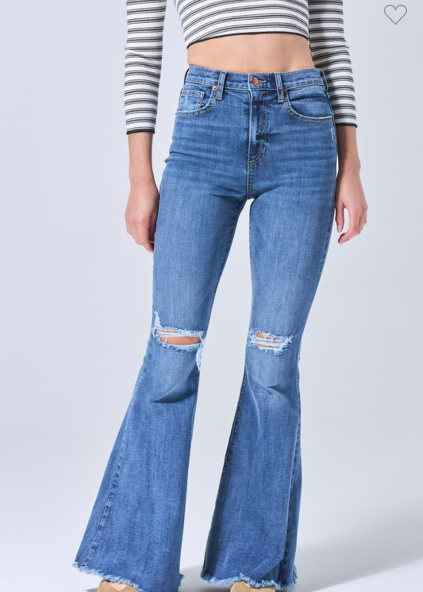 High Rise Ultra Flare Medium Jeans – Chilton Avenue