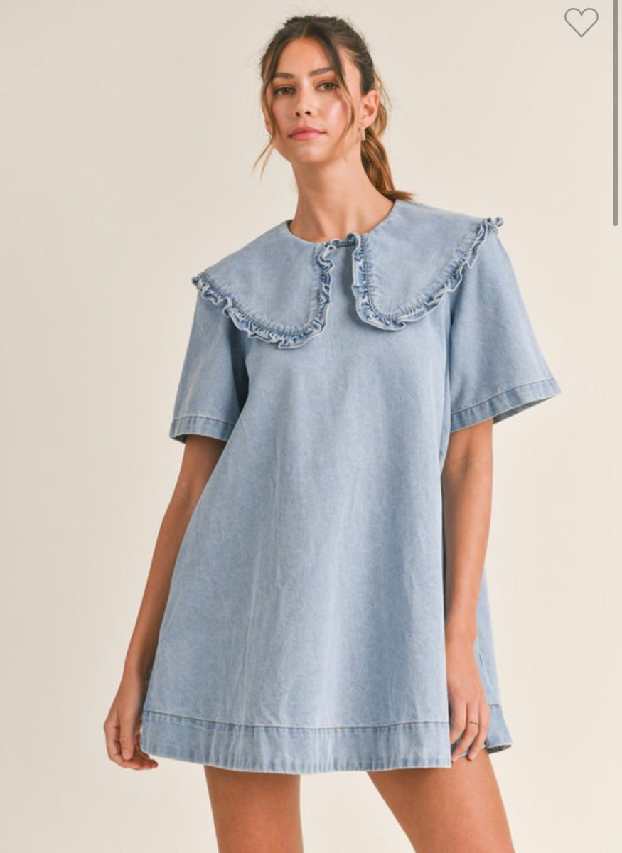 Denim Peter Dress – Chilton Avenue
